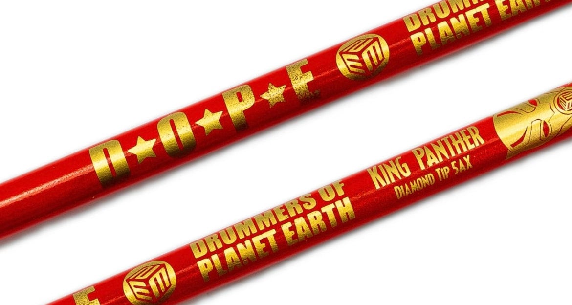 Eric Moore Signature Red King Panther Diamond tip 5AX Limited Edition ...